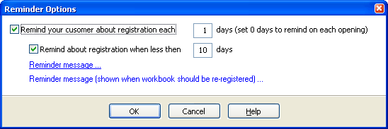 LockXLS Help : Make your file ready to distribution